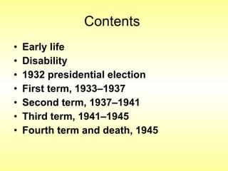 Franklin D Roosevelt | PPT
