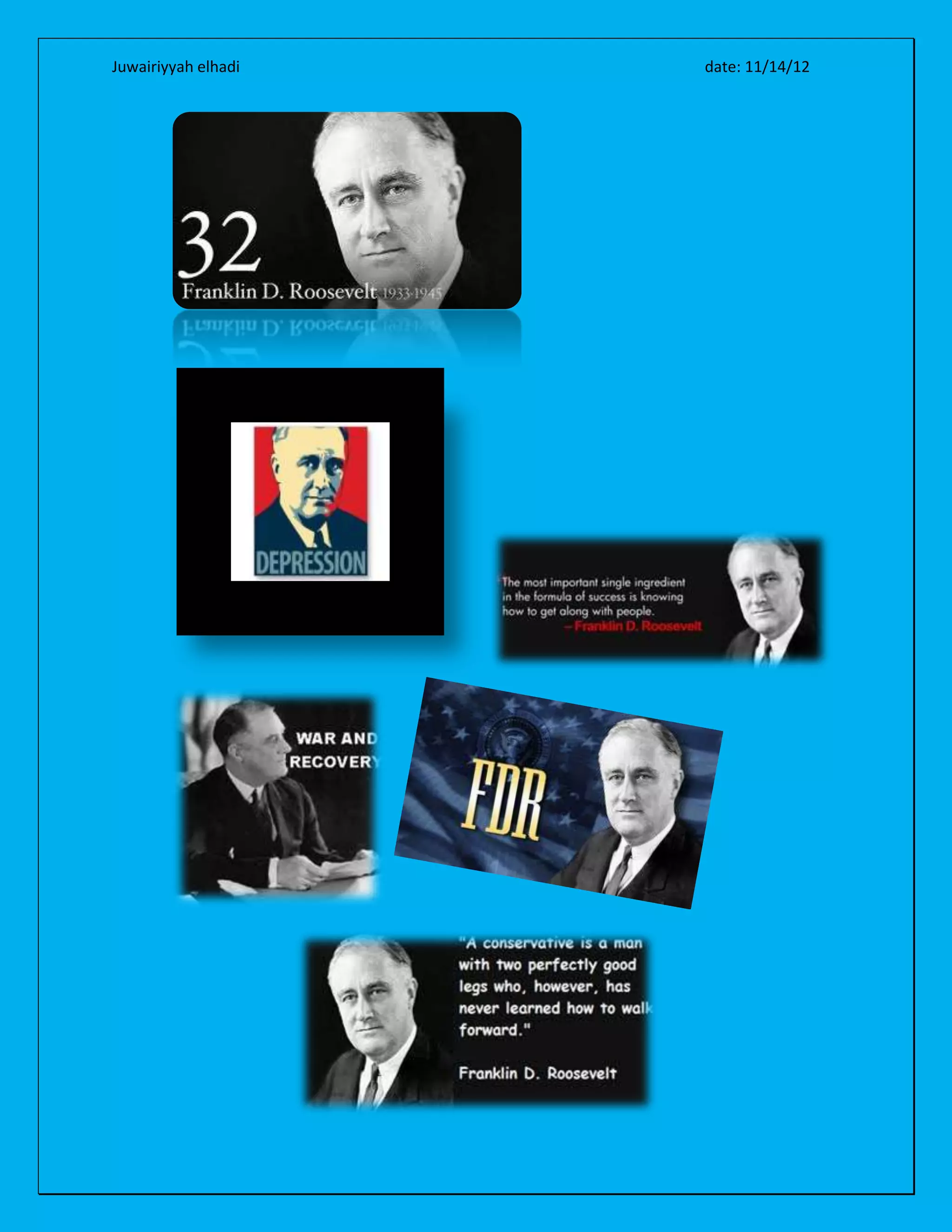 FRANKLIN D. ROOSEVELT | PDF