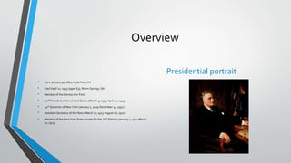 Franklin D. Roosevelt (1882-1945) | PPTX