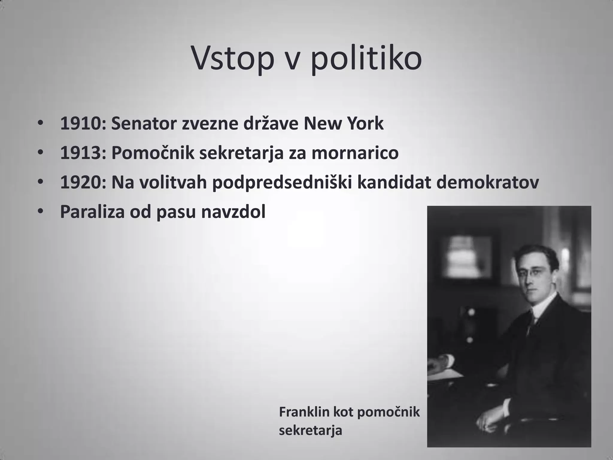 Franklin delano roosevelt | PPT