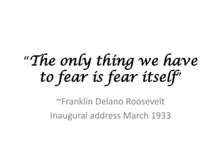 Franklin delano roosevelt | PPTX | Political Issues & policy | Politics