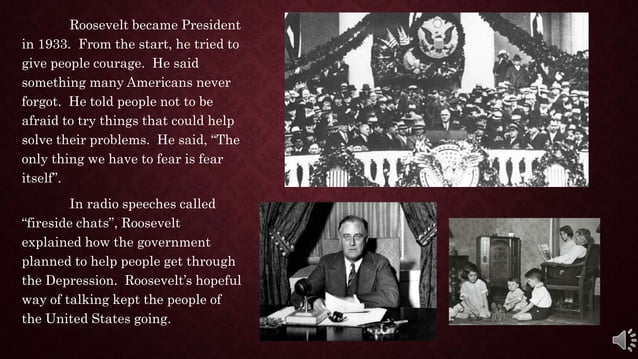 Franklin Delano Roosevelt Biography | PPT