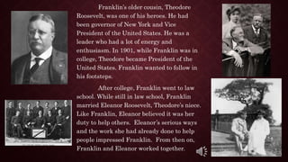 Franklin Delano Roosevelt Biography | PPT