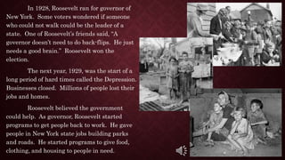 Franklin Delano Roosevelt Biography | PPTX