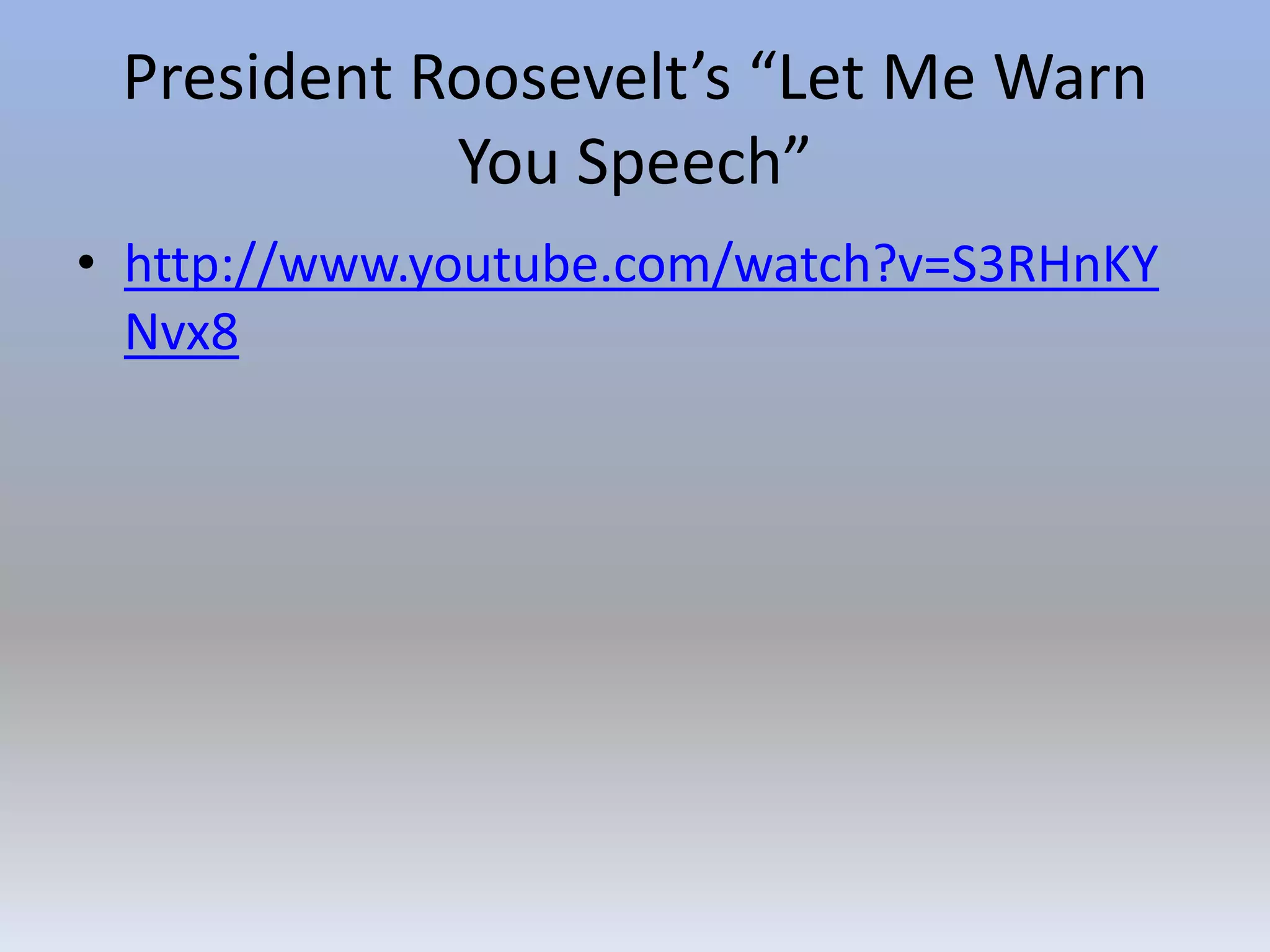 Franklin delano roosevelt ppt | PPTX