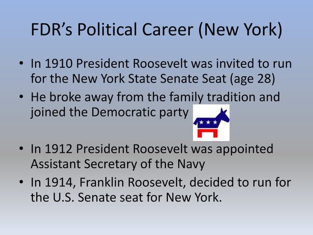 Franklin delano roosevelt ppt | PPTX