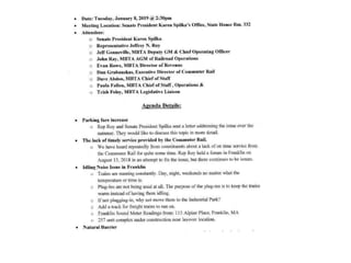 Franklin Line Meeting - Dec 17, 2019 | PPT