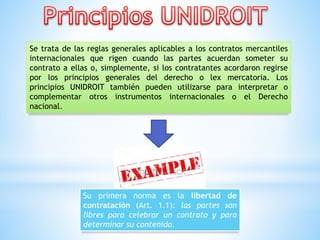 Tema 13 Contratos Internacionales | PPTX