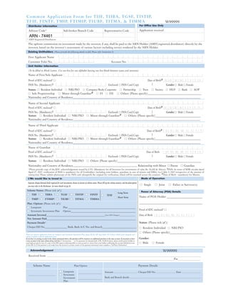 Franklin templeton mutual fund common application form with kim | PDF