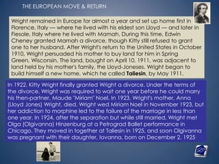 Fran k lloyd wright | PPTX