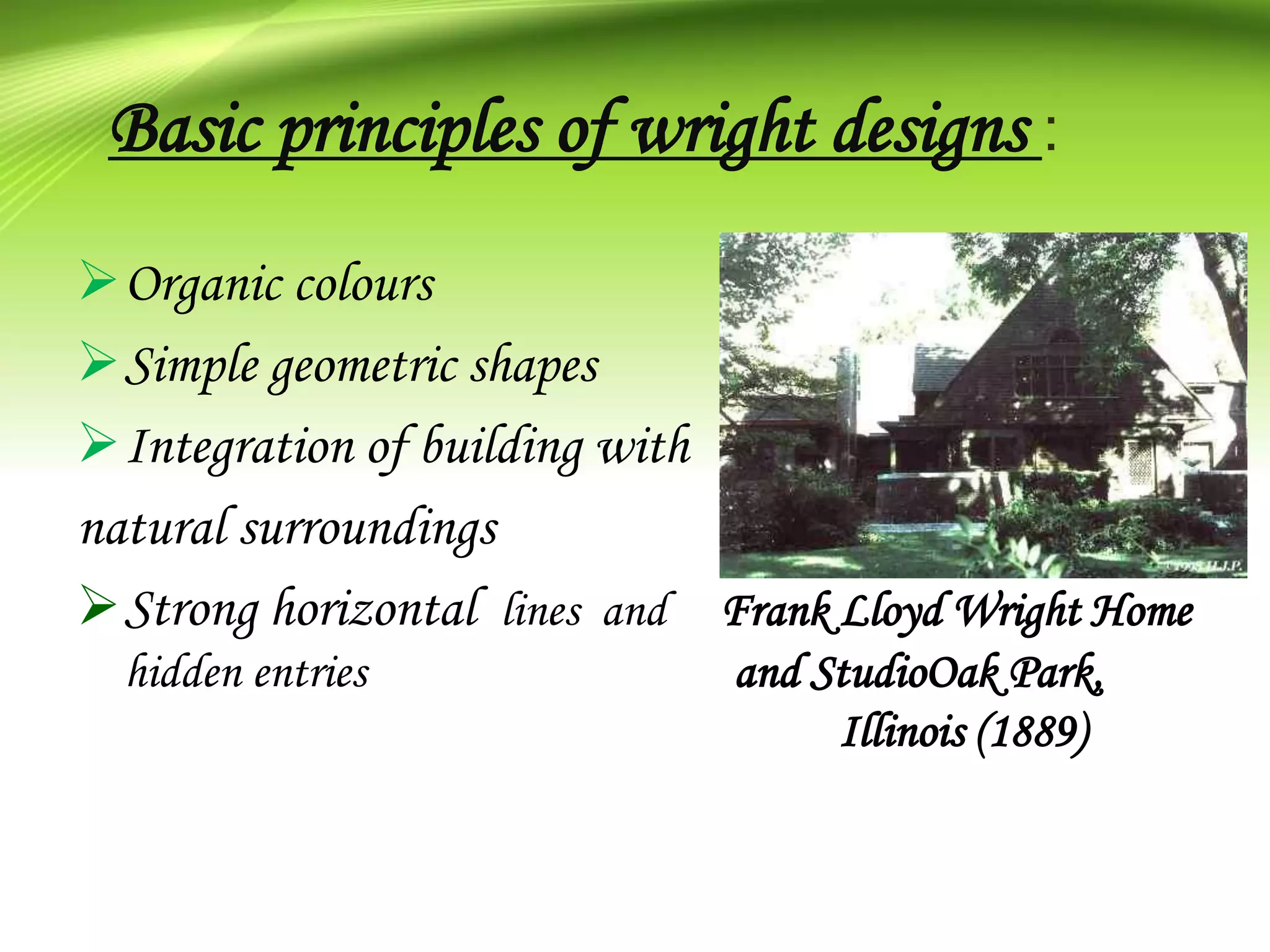 Frank Lloyd Wright Pptx