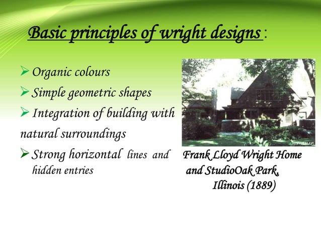 Frank lloyd wright | PPTX
