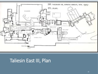 Taliesin Spring Green Plan