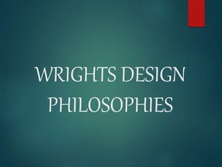 Frank Lloyd Wright Pptx