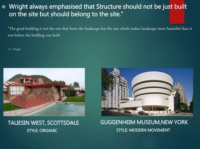 Frank lloyd wright | PPTX