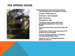 Frank lloyd wright presentation | PPTX