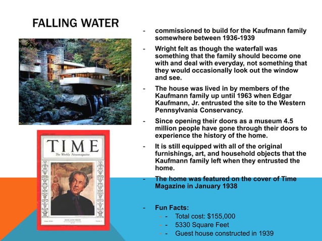 Frank lloyd wright presentation | PPTX