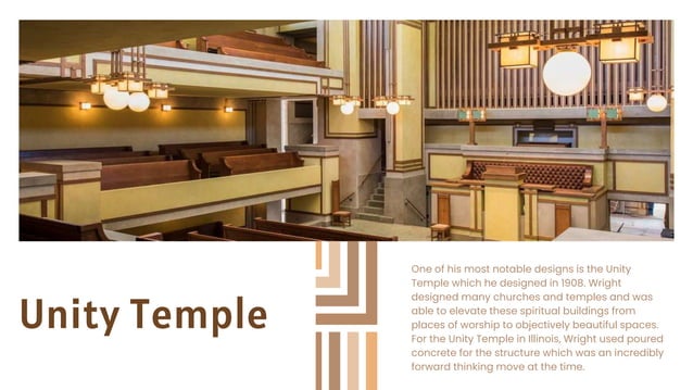 Frank Lloyd Wright's Interior Decoration Legacy | PPT