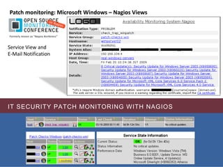 Frank Migge It Security Patch Monitoring With Nagios 02 | PPT