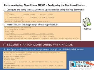 Frank Migge It Security Patch Monitoring With Nagios 02 | PPT