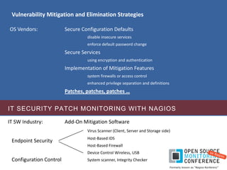 Frank Migge It Security Patch Monitoring With Nagios 02 | PPT