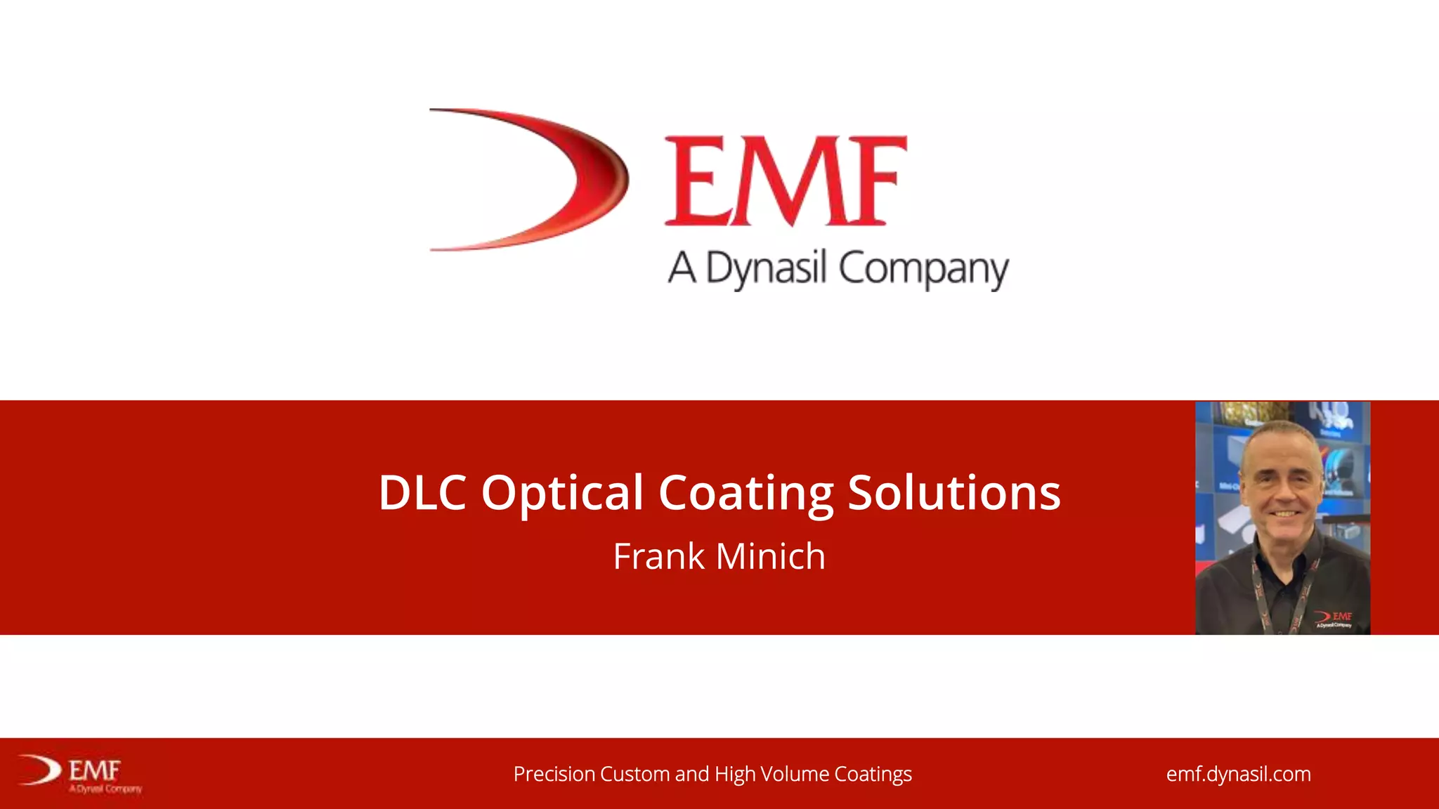 Diamond Like Coating for Infrared Optics - Frank Minich | PPT