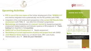 Rural Youth Employment | PDF