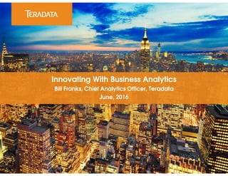 Innovando con Business Analytics | PPT