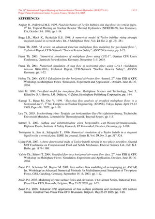 Frank slug flow_nureth-11_2005 | PDF