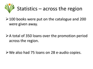 One book one region - Shiralee Franks | PPTX