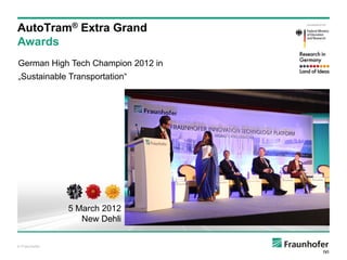 Frank Steinert - Instituto Fraunhofer - Autotram | PPT