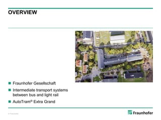 Frank Steinert - Instituto Fraunhofer - Autotram | PPT