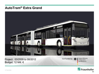 Frank Steinert - Instituto Fraunhofer - Autotram | PPT
