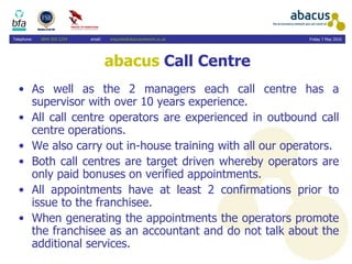 Info for accountants re the abacus network | PPT | Business ...