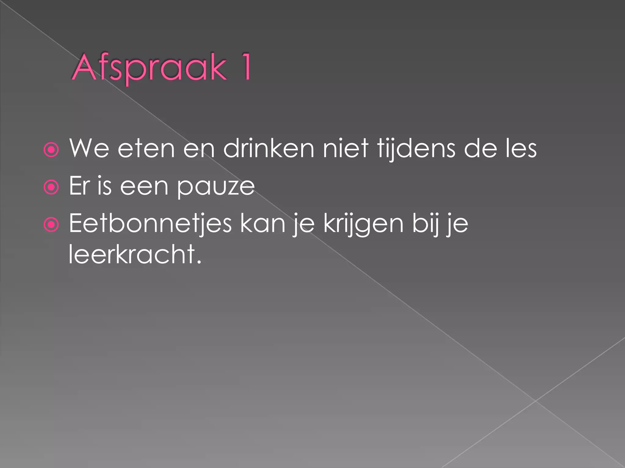 Frans 1 powerpoint afspraken | PPTX