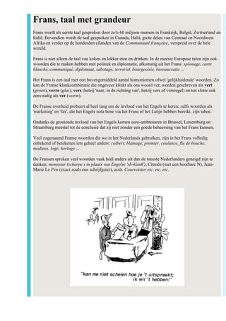 Franse taal | DOCX