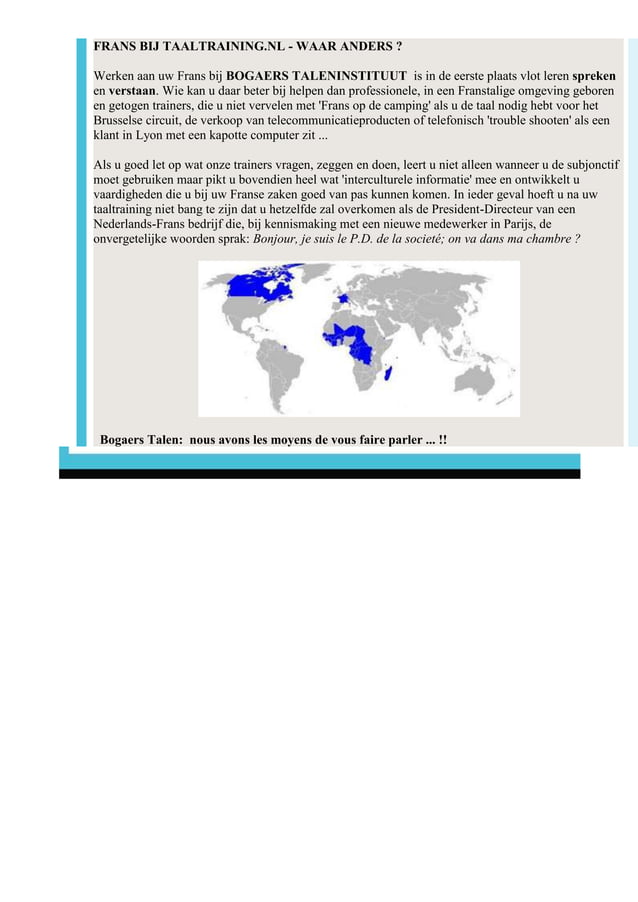 Franse taal | DOCX