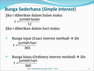 Fransidy: Matematika Keuangan-Simple Interest Chapter 1.ppt