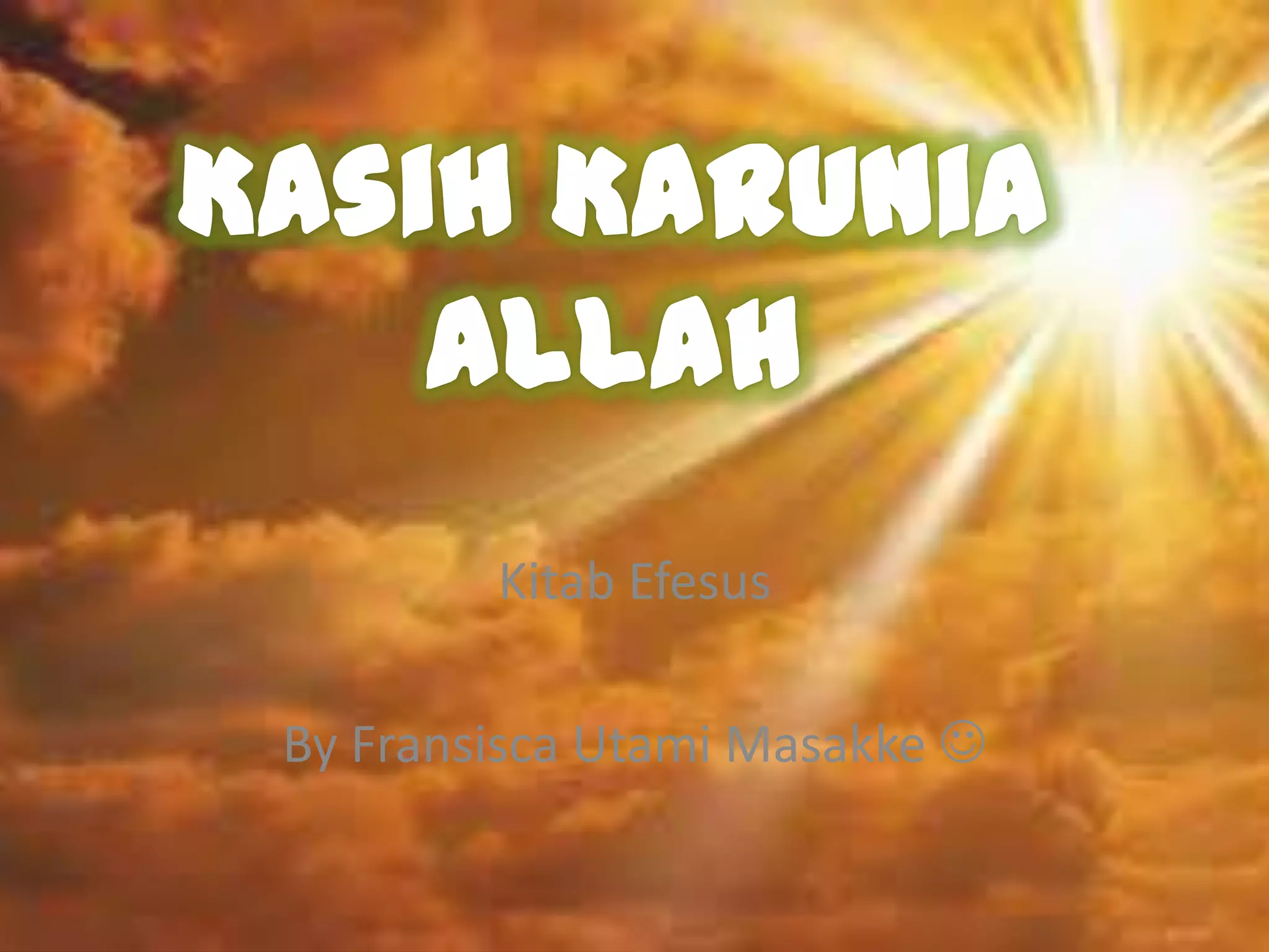 Kitab Efesus :) | PPTX