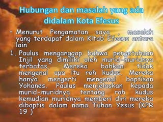 Kitab Efesus :) | PPTX