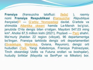 Fransiya.ppt