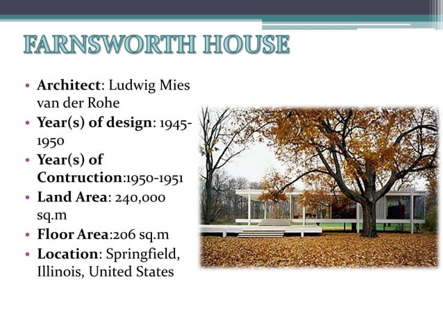 Farnsworth house | PDF
