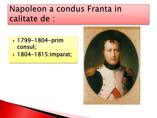Franta in timpul lui napoleon bonaparte 3 | PPTX