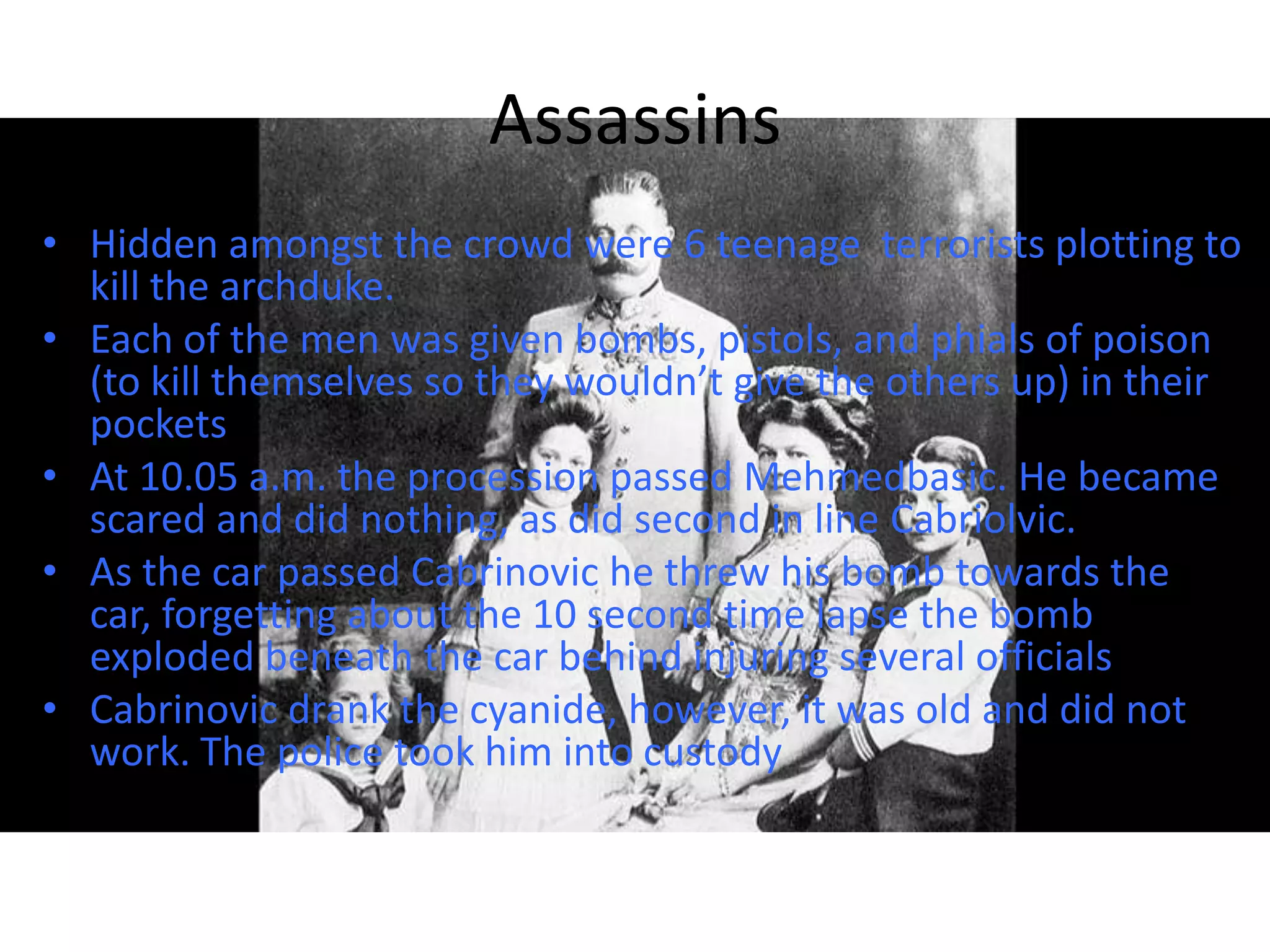 Archduke Franz Ferdinand Assassination | PPTX