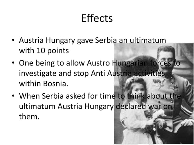 Archduke Franz Ferdinand Assassination | PPTX | Death, Injury, or ...
