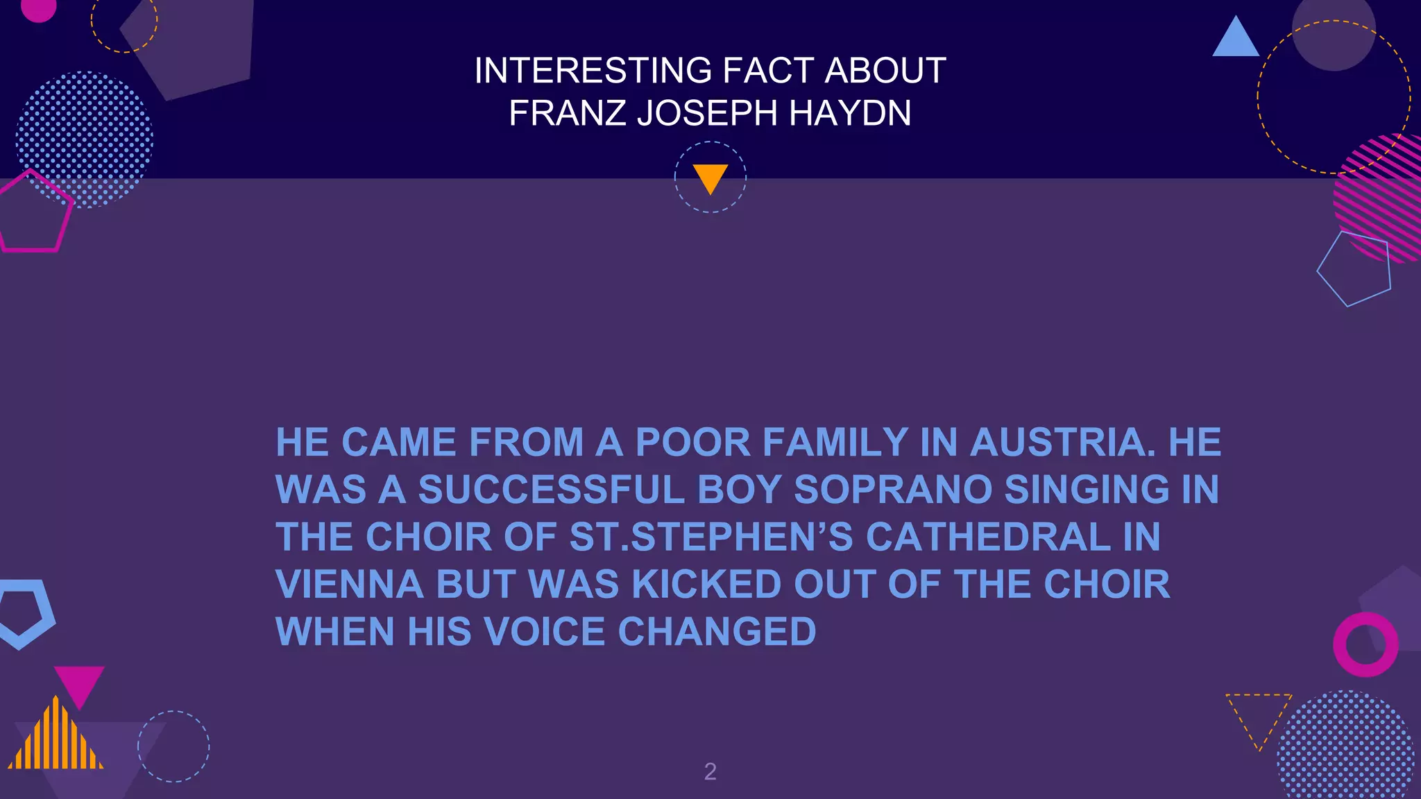 Franz Joseph Haydn - Classical Composer | PPTX | Classical Music | Music