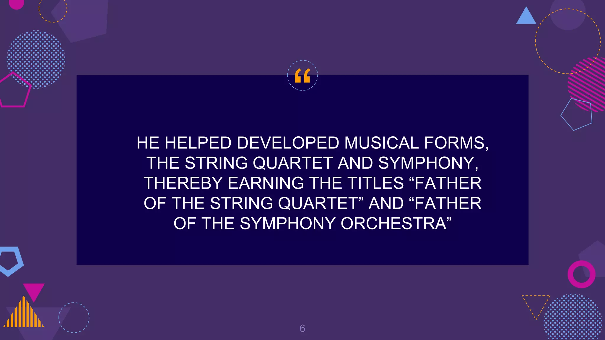 Franz Joseph Haydn - Classical Composer | PPTX