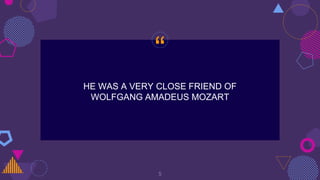 Franz Joseph Haydn - Classical Composer | PPTX | Classical Music | Music