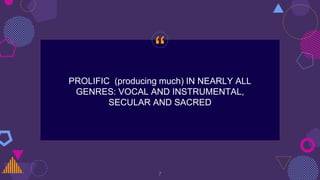 Franz Joseph Haydn - Classical Composer | PPTX | Classical Music | Music