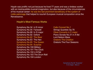 Franz Joseph Haydn - Biography | PPS